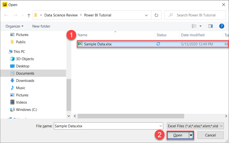 File Dialog – Data Science Review