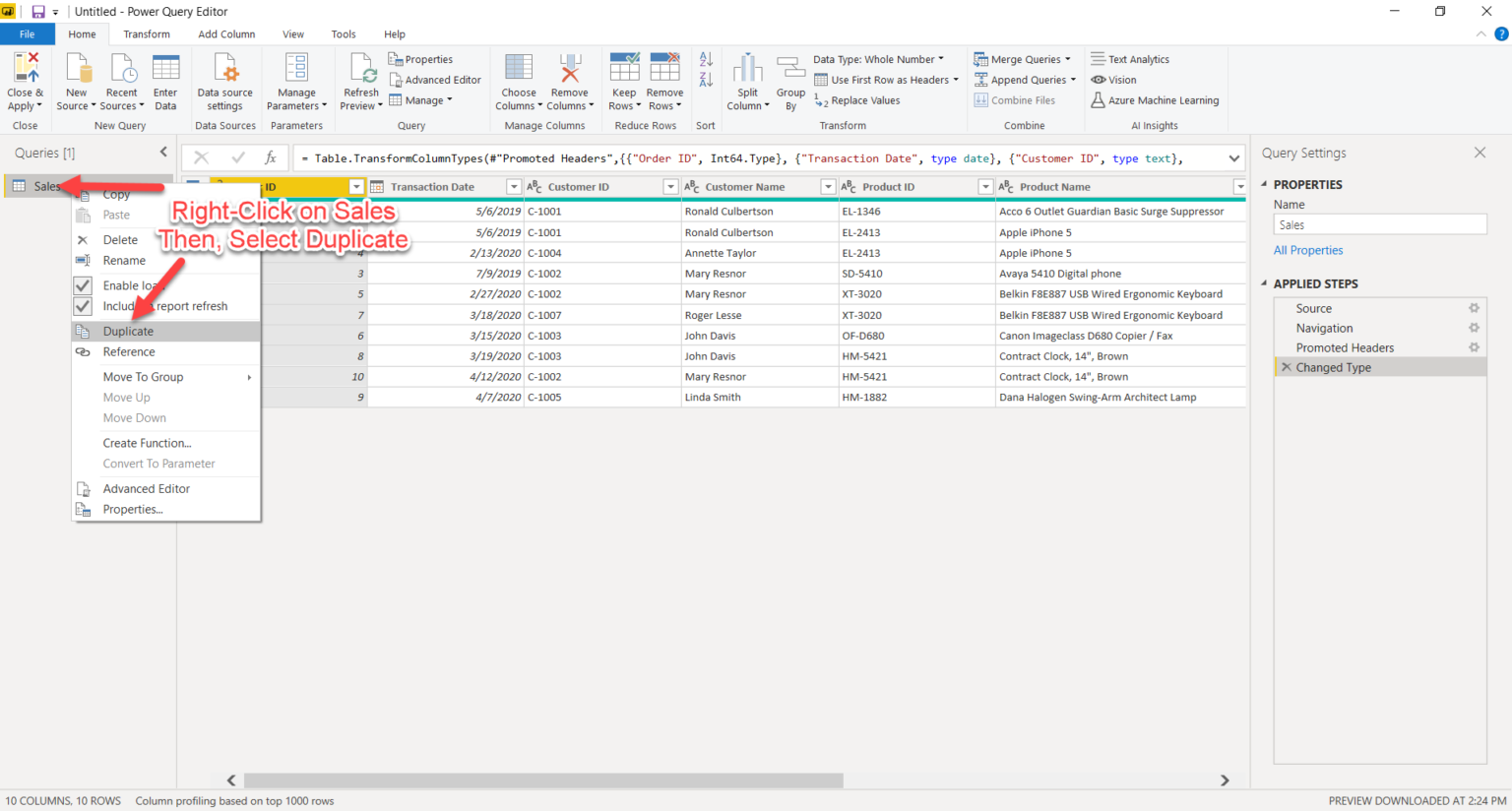 Create Lookup Tables from Fact Tables in Power BI – Data Science Review