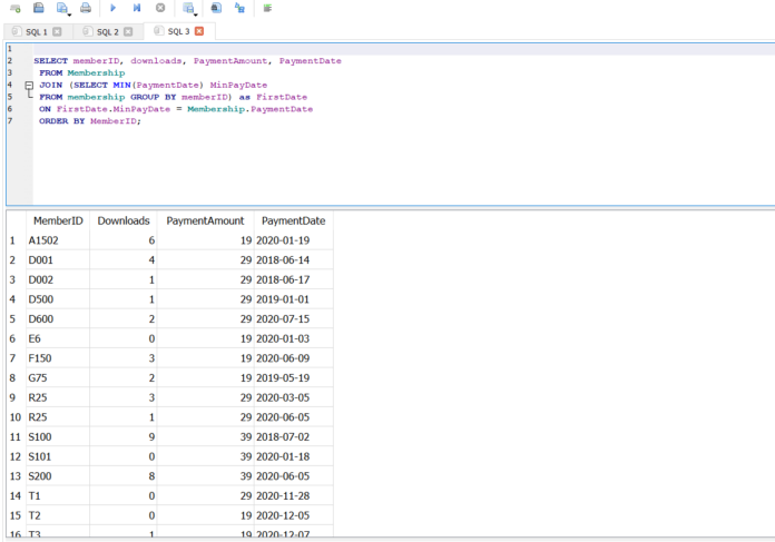 Membership Query 2 | Data Science Review