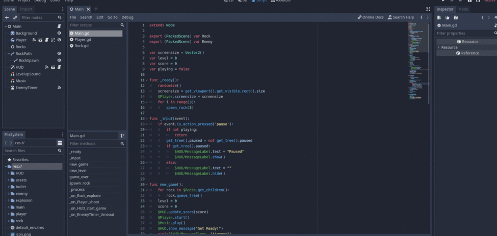 Godot Code Scroll | Data Science Review